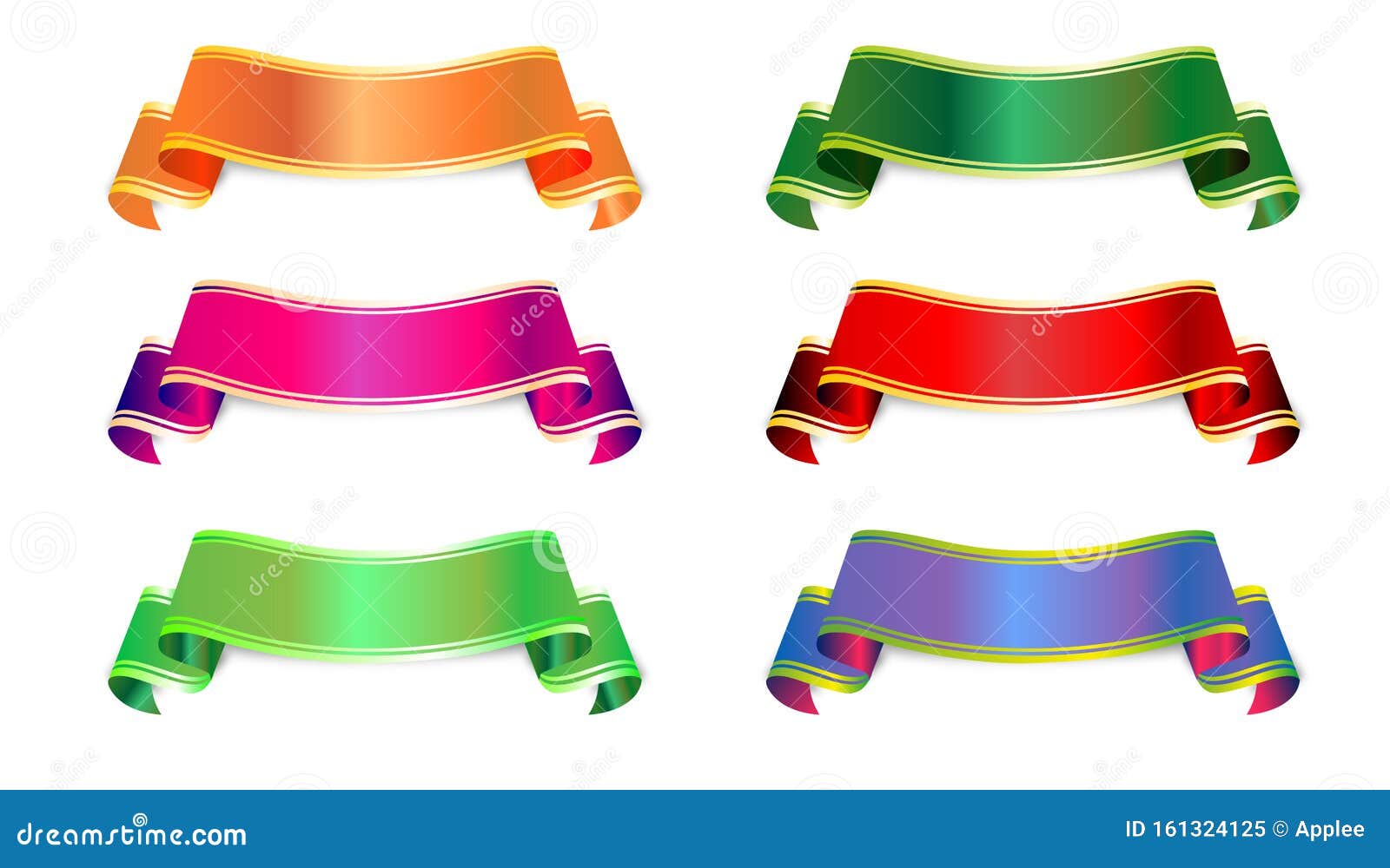 Colorful banners stock vector. Illustration of graphics - 161324125