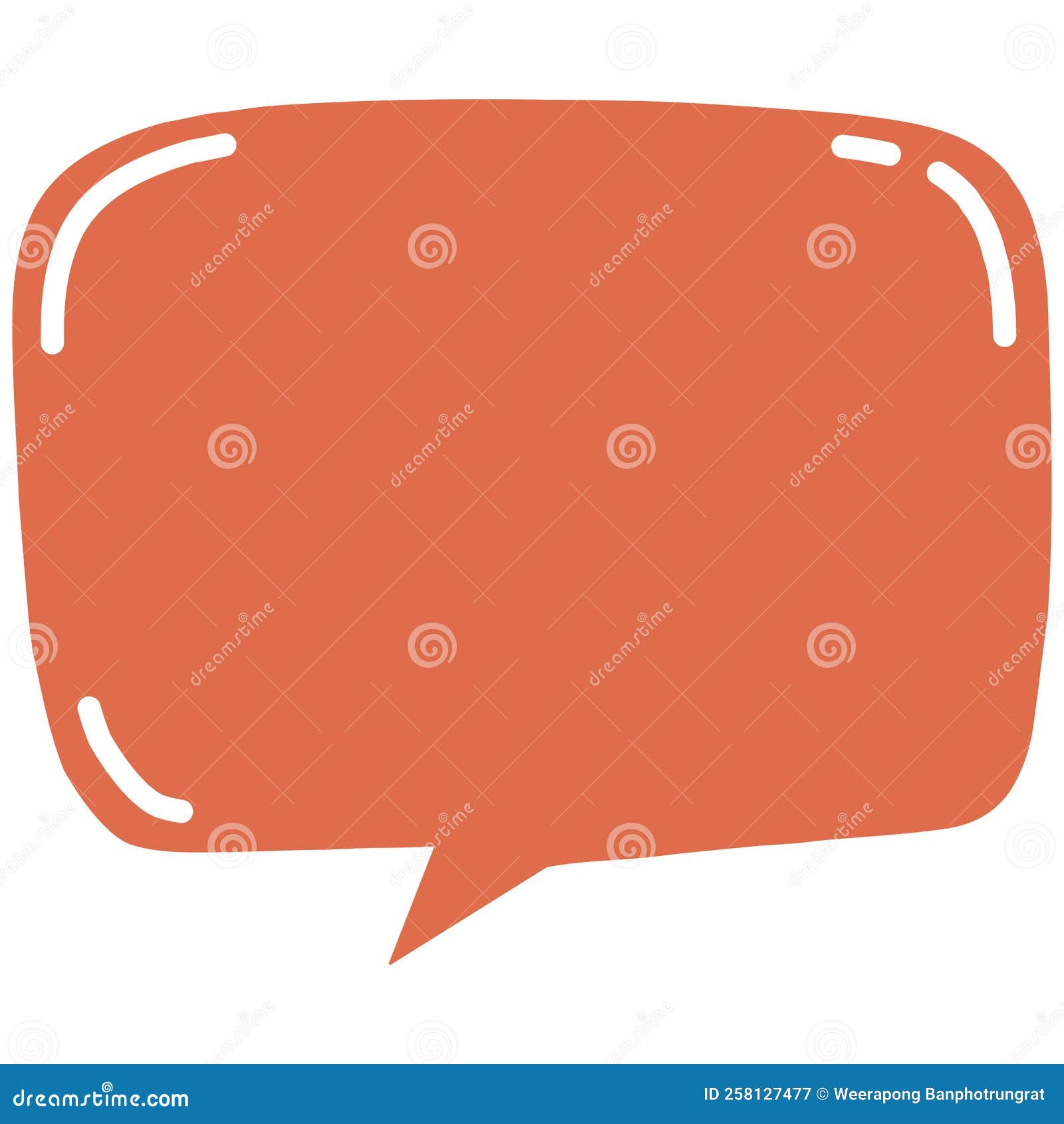 Chat Bubble for Making Dialog, Text Frame for Adding Message Stock ...
