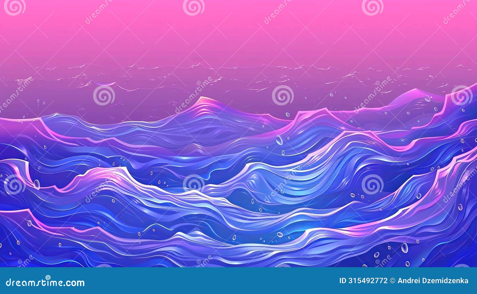 The Banner is an Abstract Horizontal Template with Transparent Waves ...