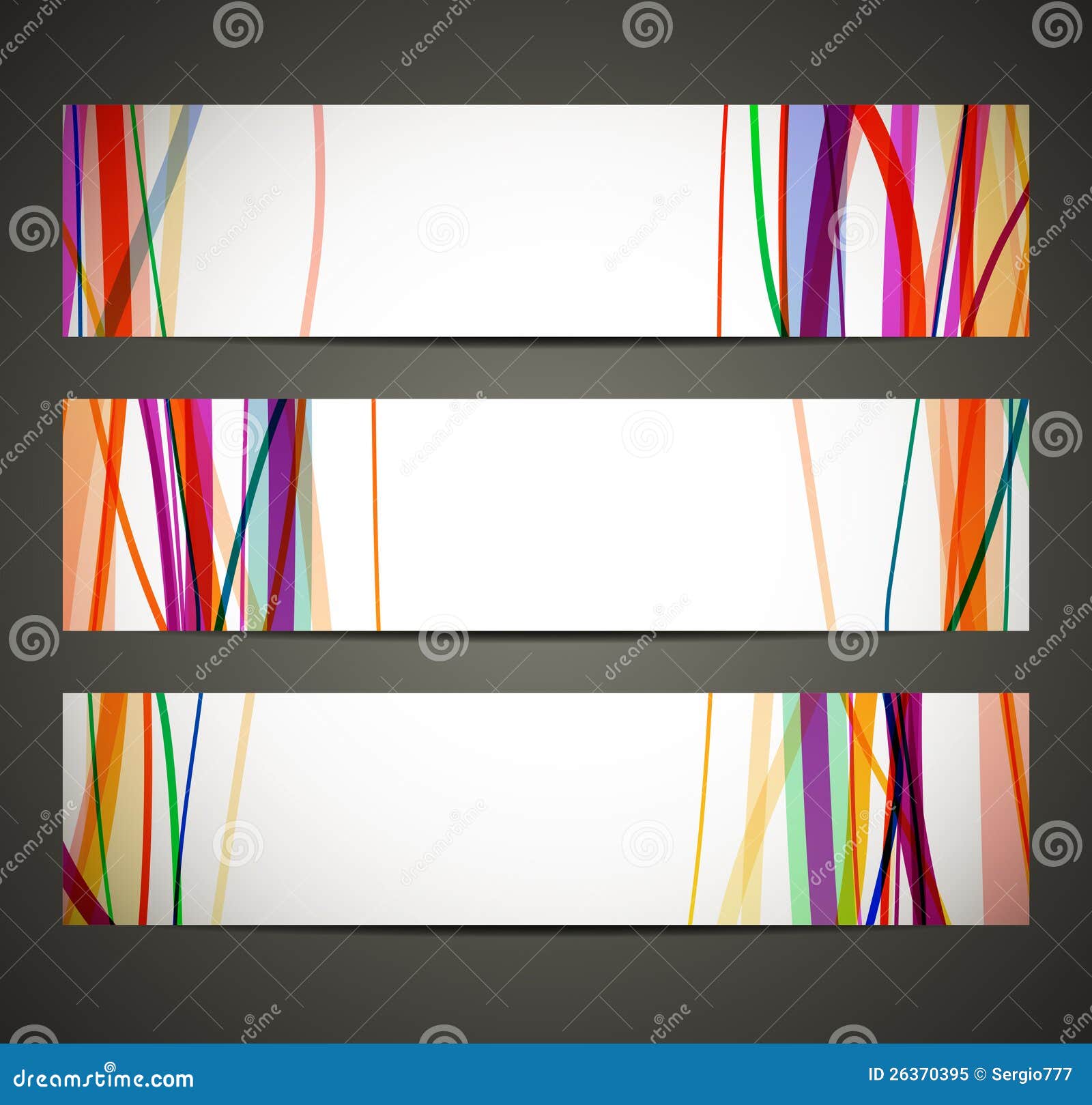 Banner with Abstract Pattern Stock Vector - Illustration of graphic ...
