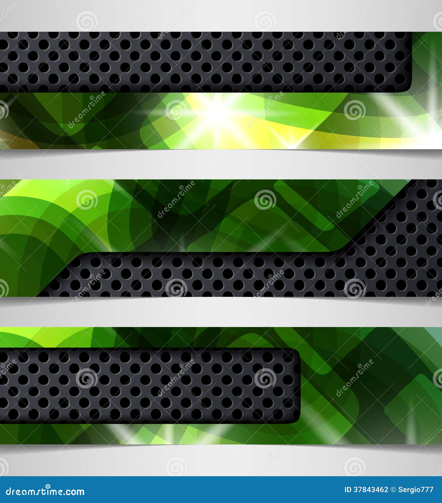 Banner with Abstract Pattern Stock Vector - Illustration of decoration ...