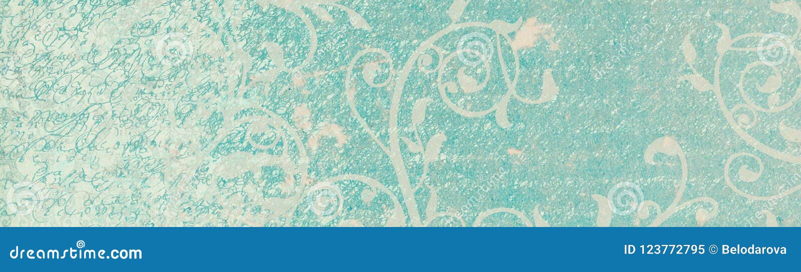 Banner - Abstract Pattern with Swirls - Web Header Template Stock ...