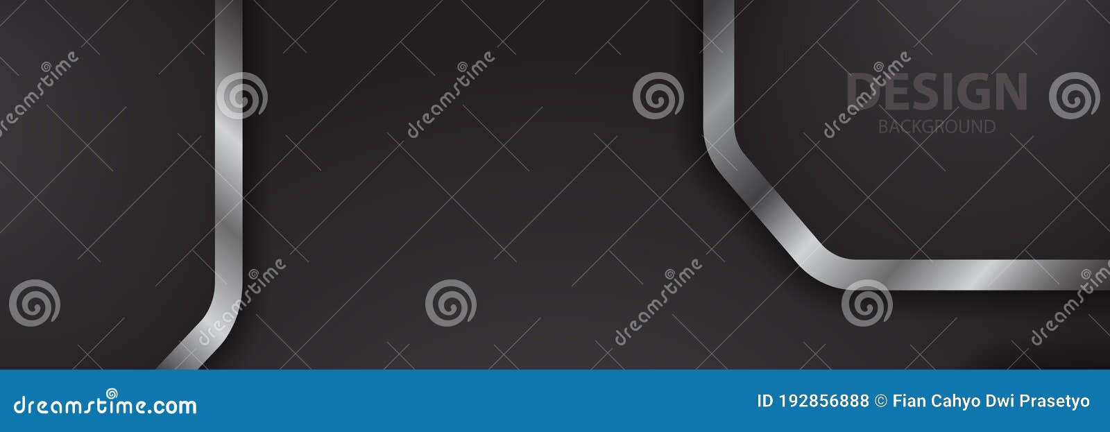 Banner Abstract Vector Background Board for Text and Message Design ...