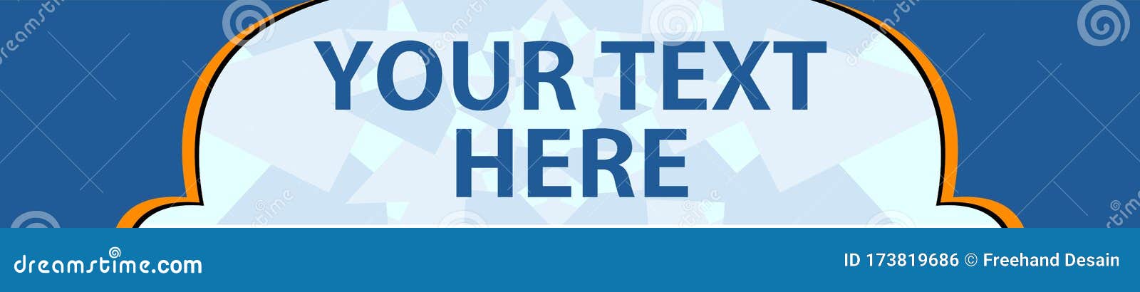 Banner Advertisement Background Template, Vector Illustration Stock ...