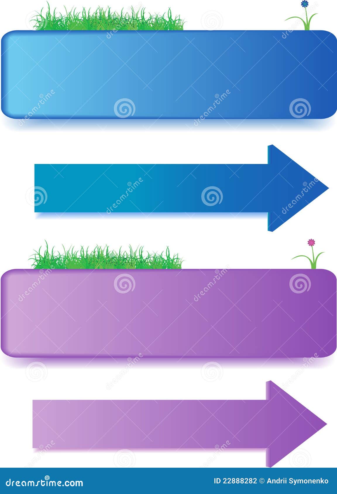 Banner & arrow stock vector. Illustration of elements - 22888282