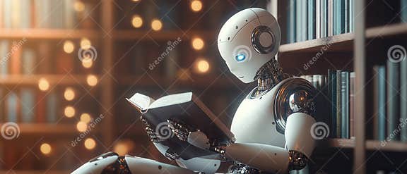 Banner, Artificial Intelligence Develops and Learns. AI Progress, AI ...