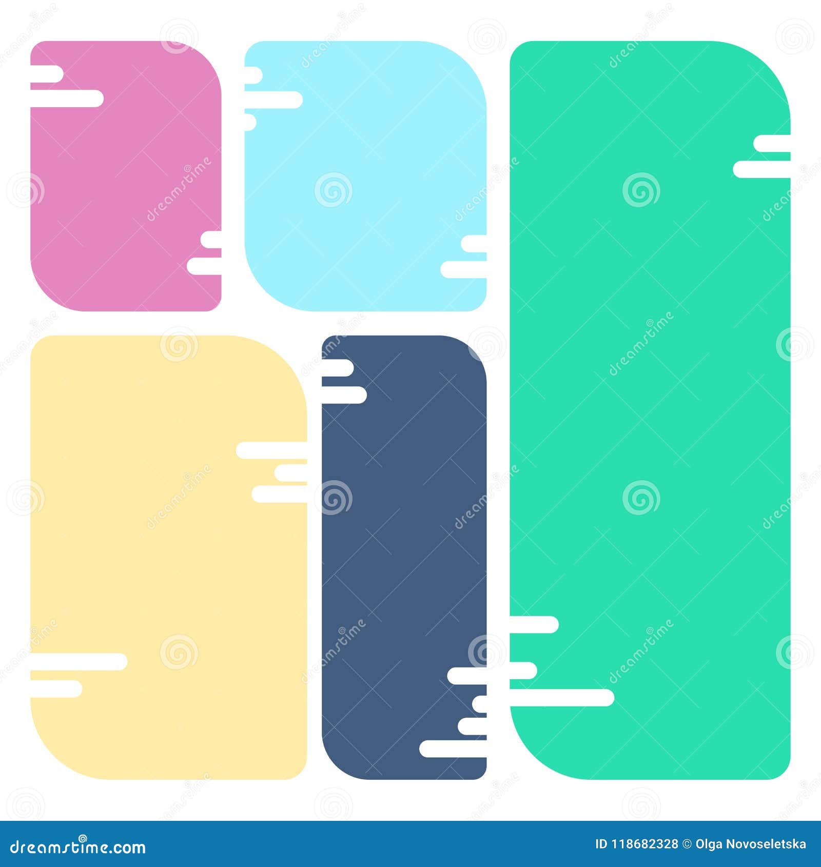 Banners Posters Color Template Stock Vector - Illustration of element ...