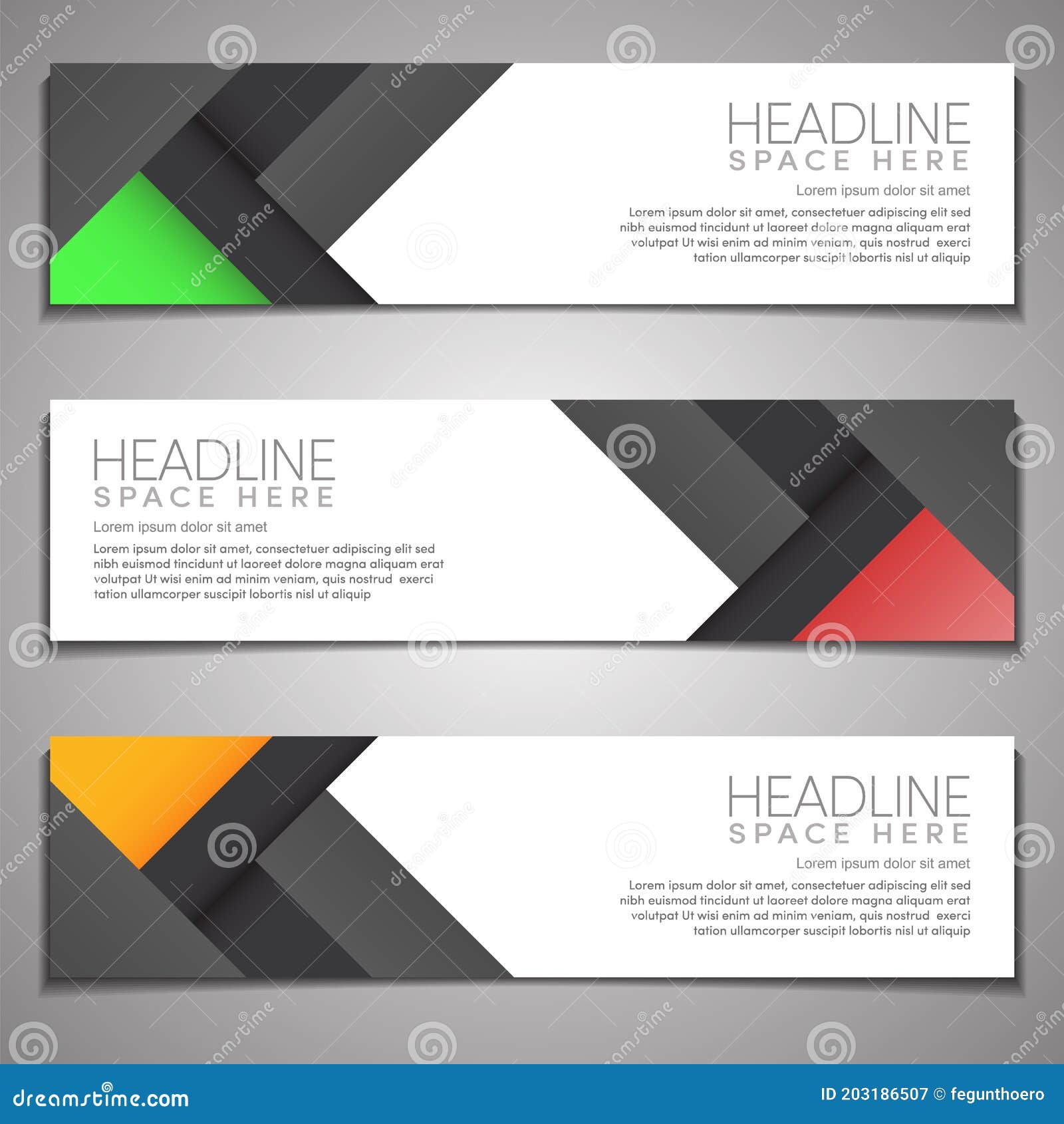 Banner Background Modern Company Business Header Footer Template Design ...