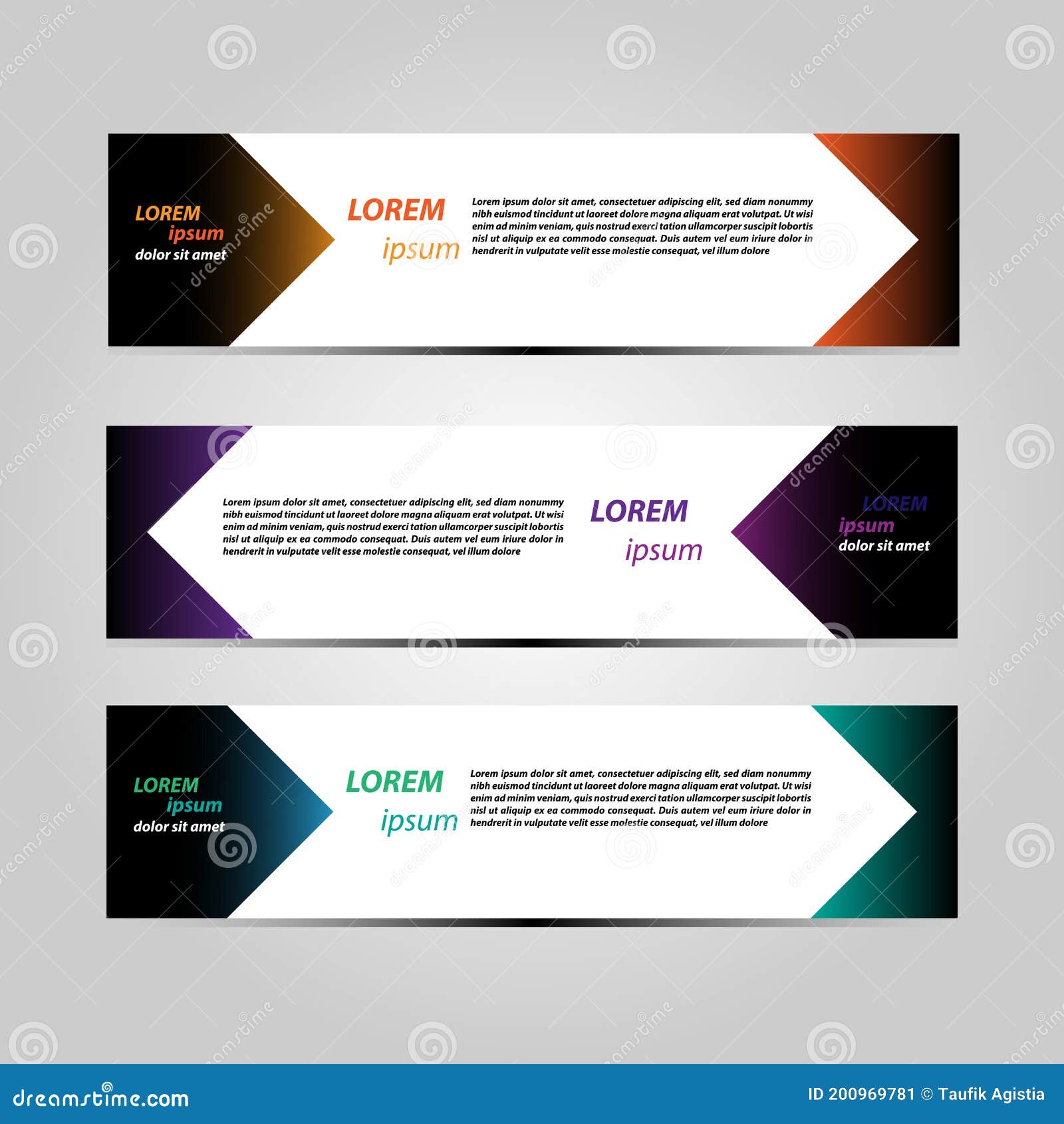 Banner Background Design Vector with Attractive and Simple Themes with ...