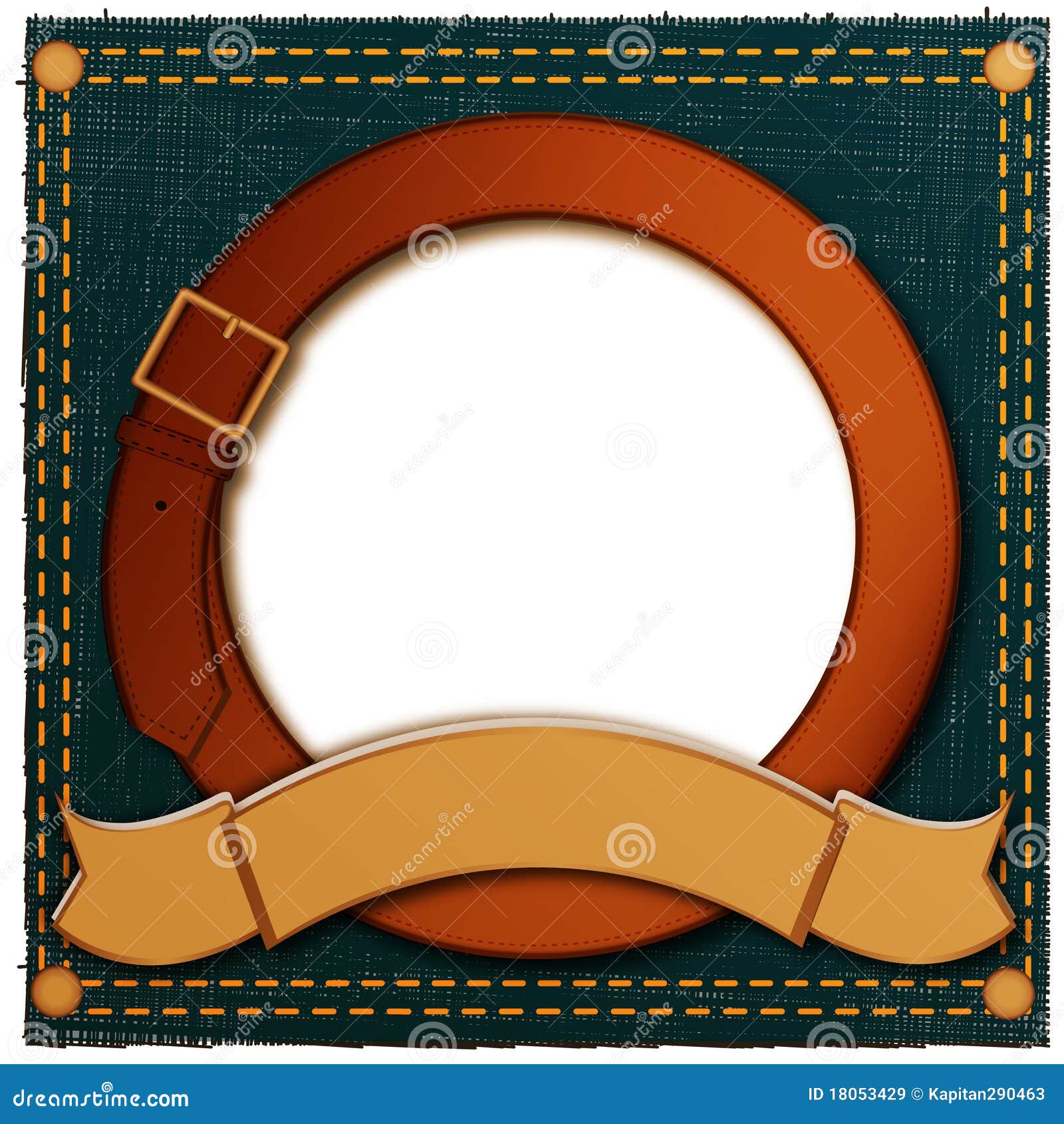 Banner and belt stock illustration. Illustration of cloth - 18053429