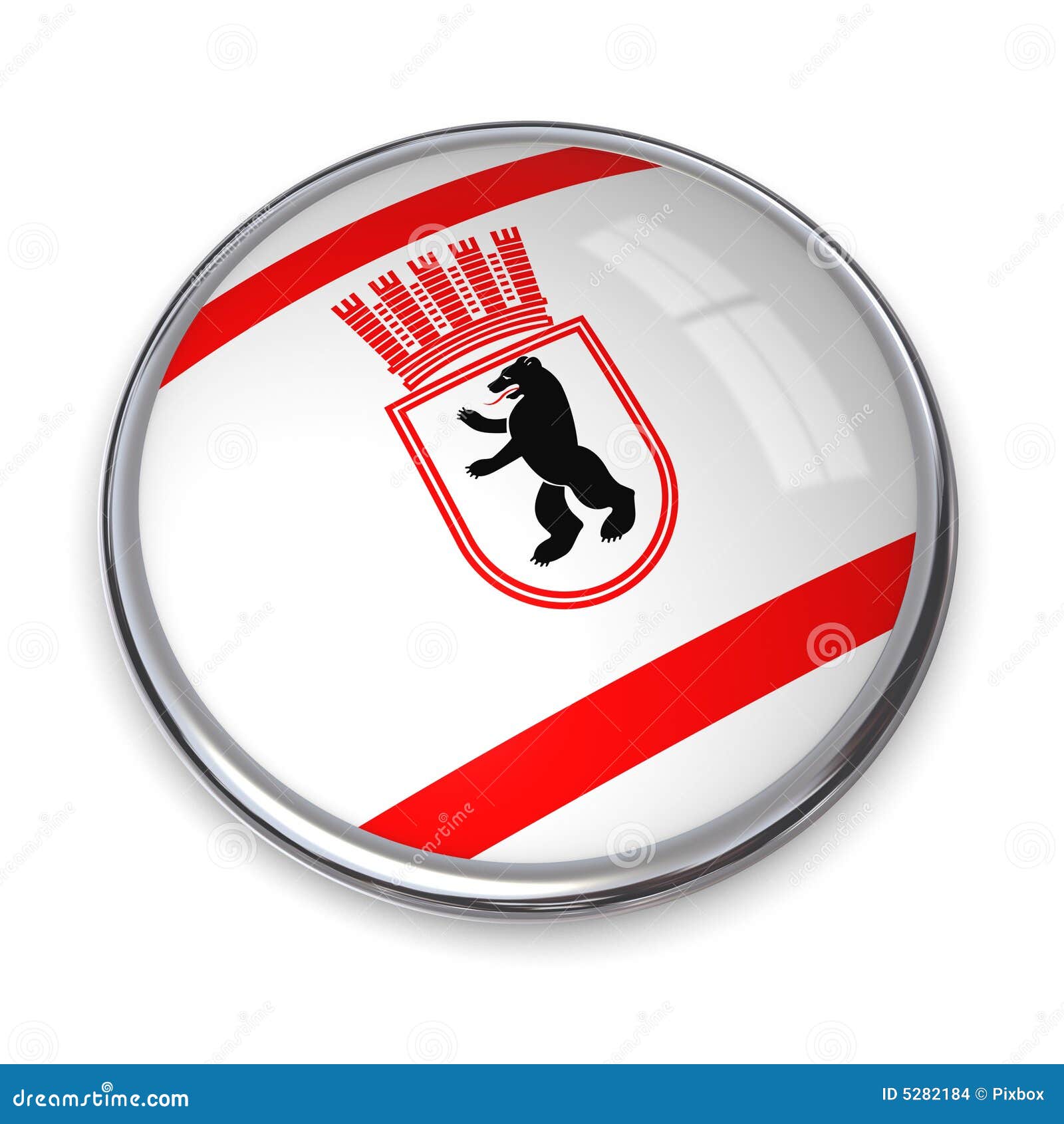 Banner Button Berlin East stock illustration. Illustration of city ...