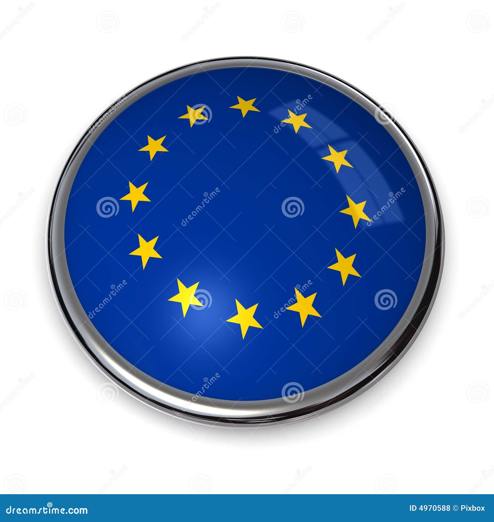 Banner Button European Union Stock Illustration - Illustration of ...