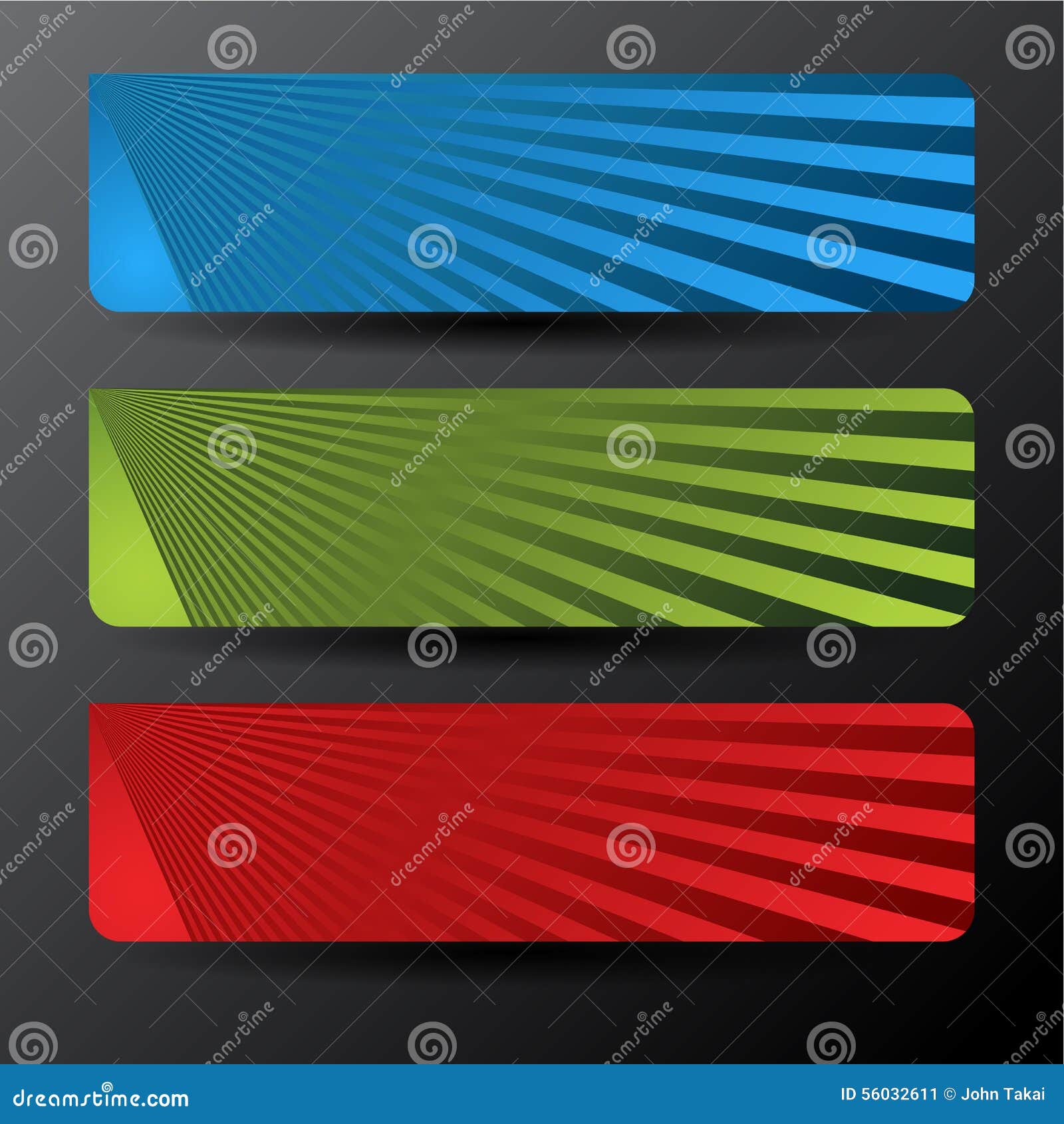 Banner Button Icon Set stock vector. Illustration of pattern - 56032611
