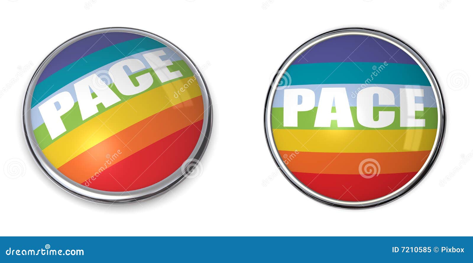 Banner Button Pace/Peace Flag Stock Illustration - Illustration of ...