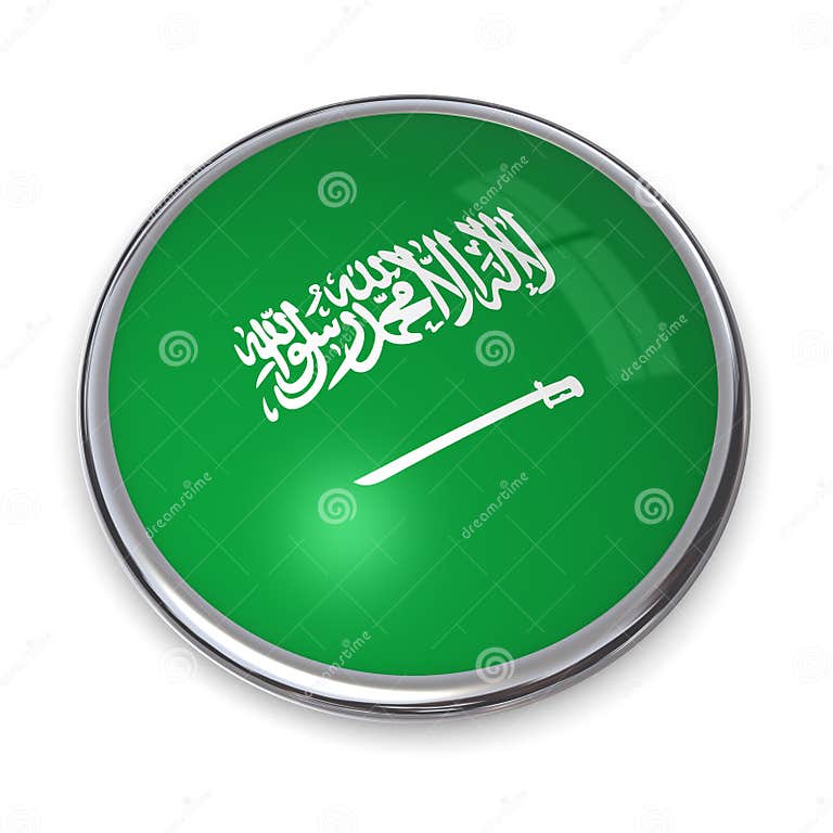 Banner Button Saudi Arabia stock illustration. Illustration of flag ...