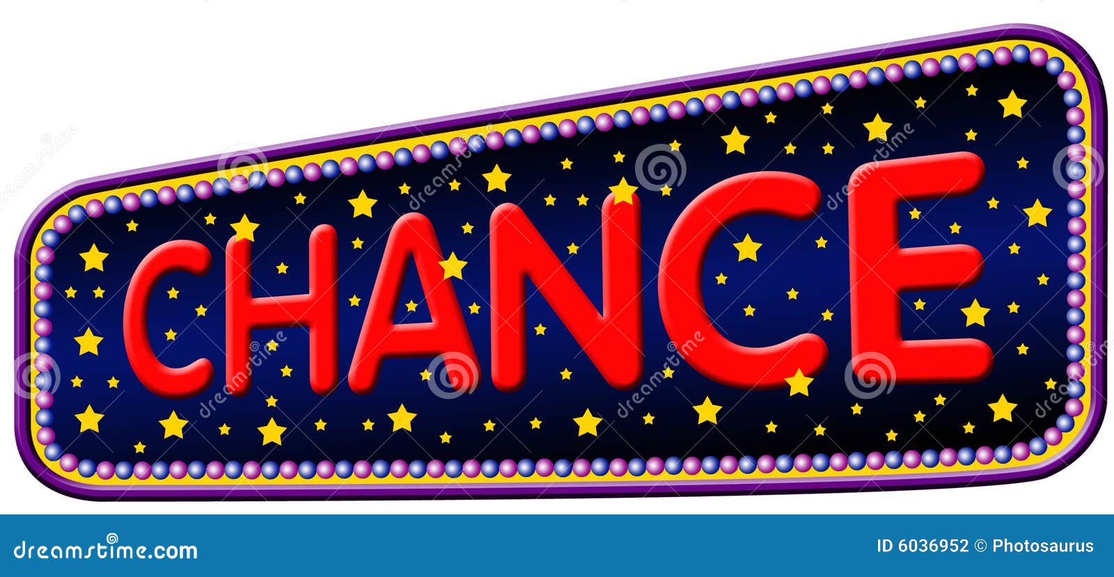 Banner chance stock illustration. Illustration of economy - 6036952