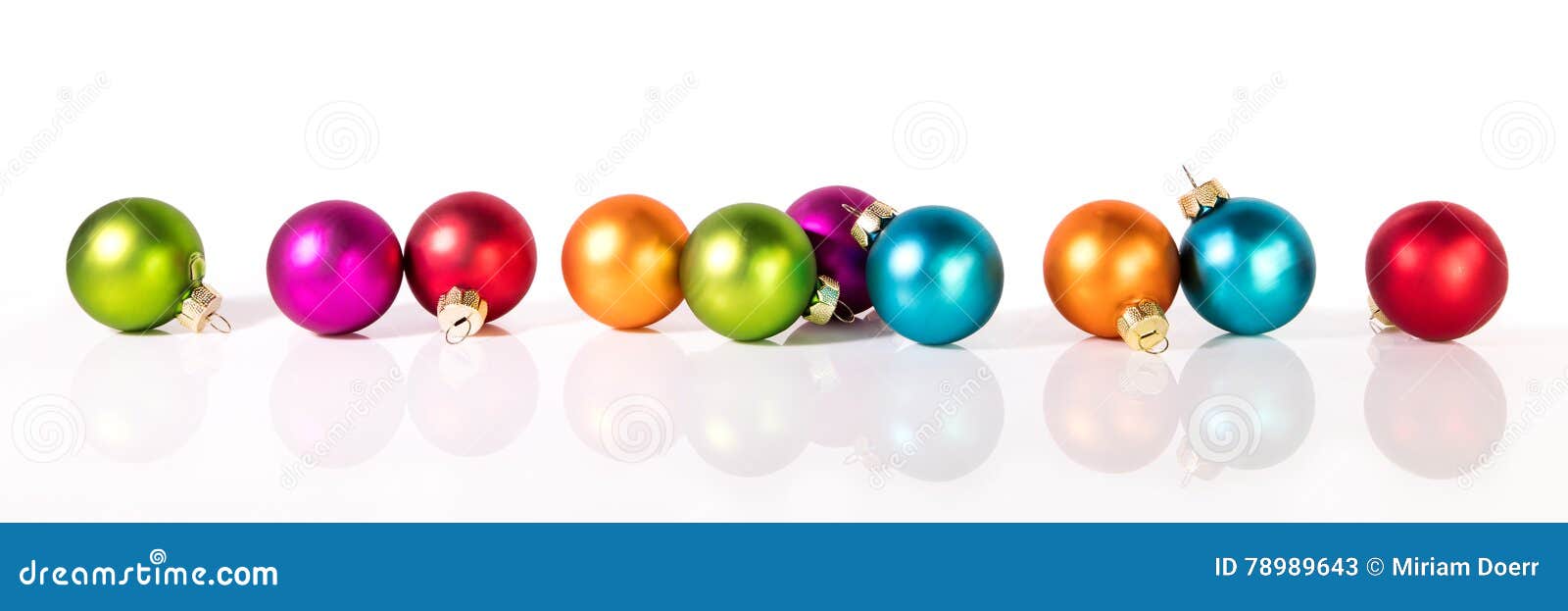 Banner with Christmas Balls Stock Image - Image of white, celebration ...