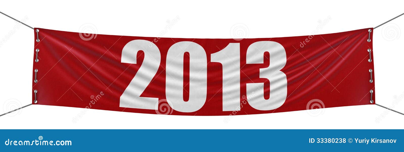 2013 Banner (clipping Path Included) Stock Illustration - Illustration ...