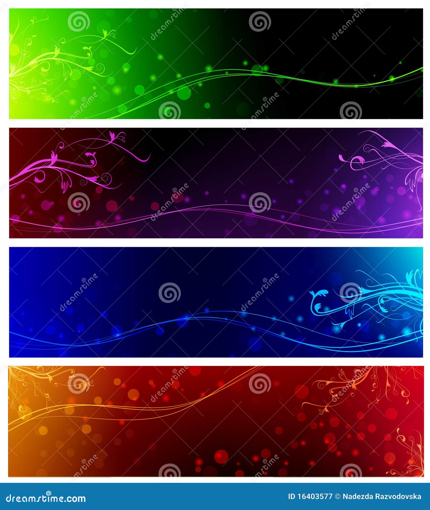 Banner collection stock vector. Illustration of copyspace - 16403577