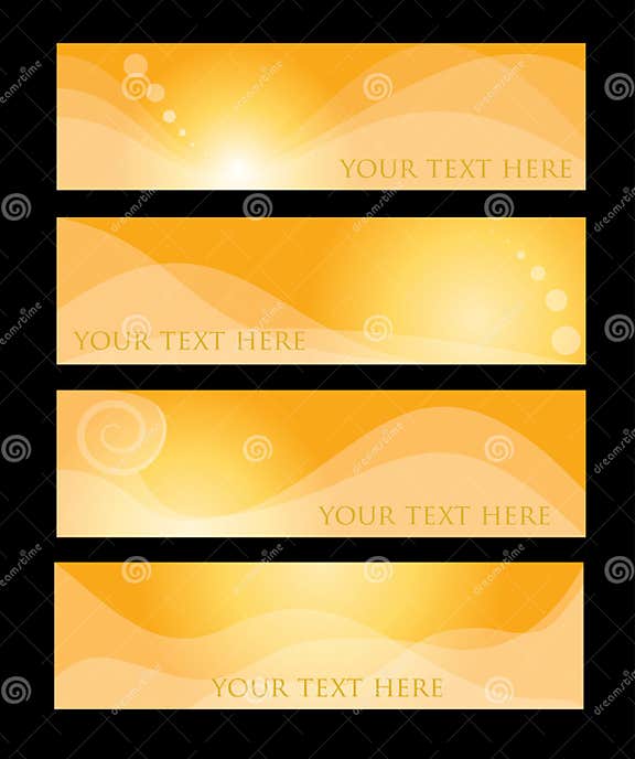 Banner collection stock vector. Illustration of creative - 7944368