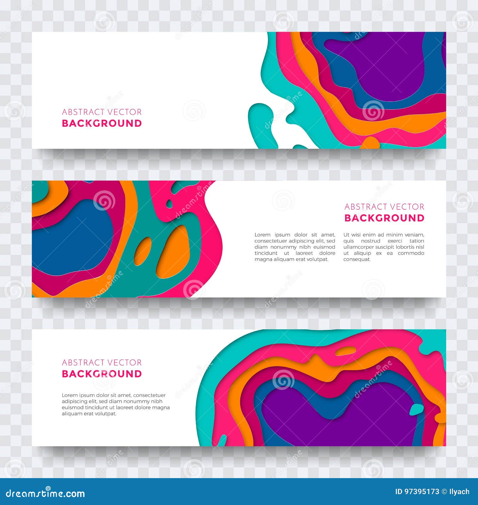 Banner Color Abstract Multi Gradient Color Vector Layers Effect Pattern ...