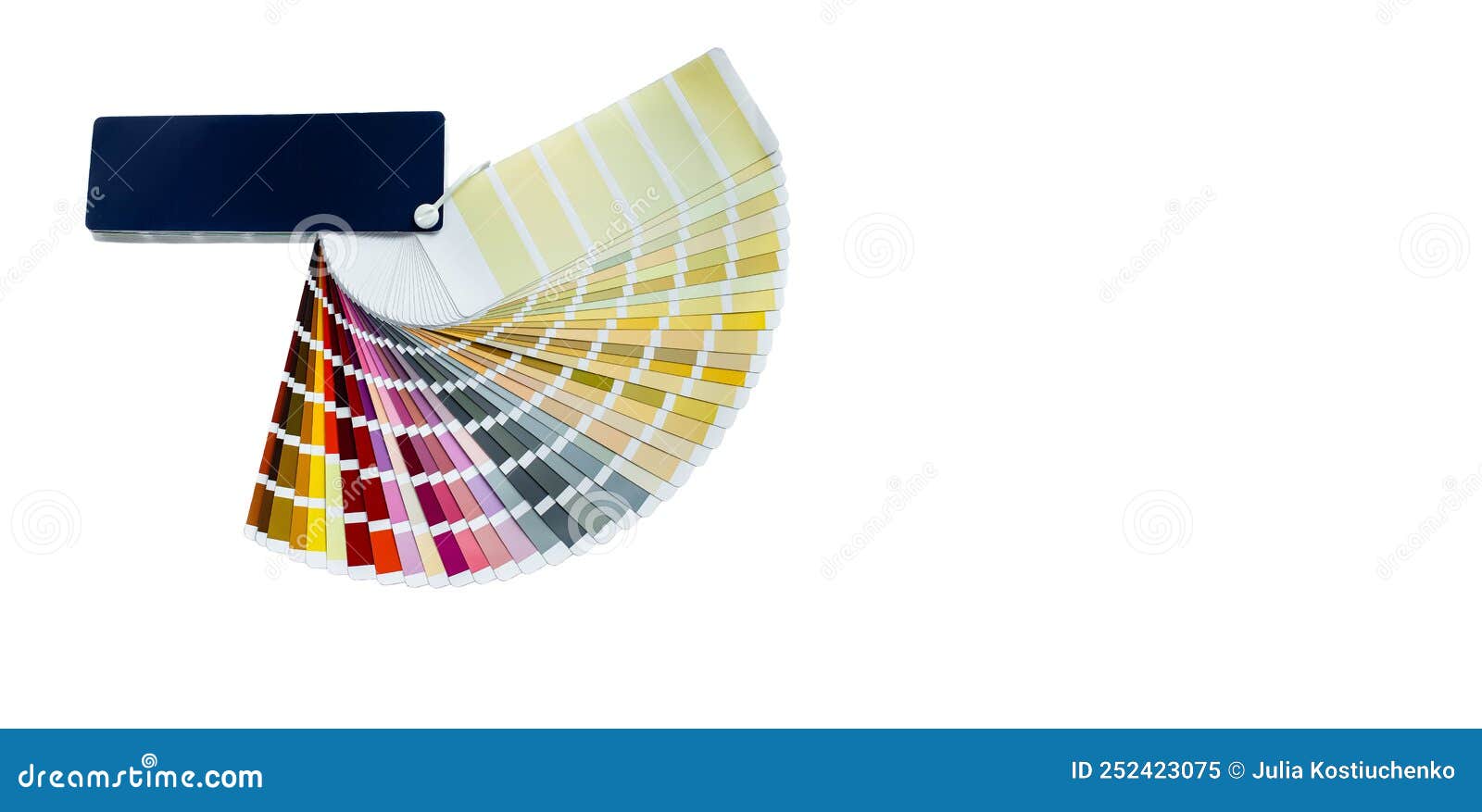 Banner of a Color Guide Displaying a Range of Hues for Use in Interior ...