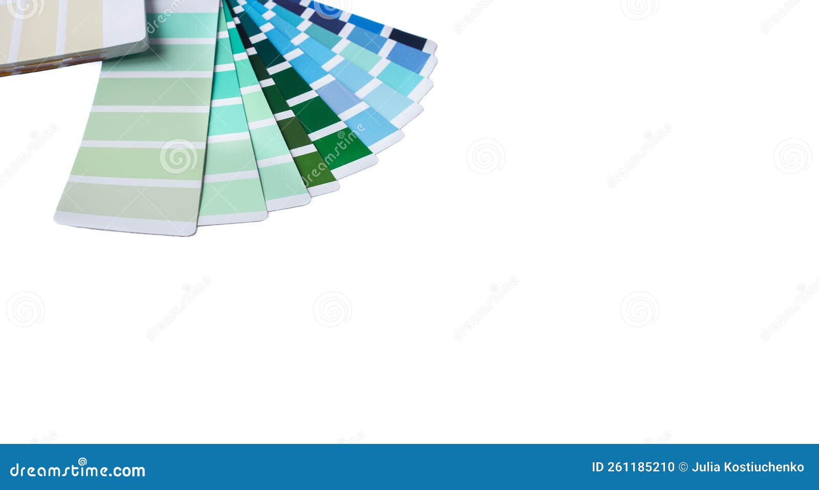 Banner of a Color Guide Displaying a Range of Hues for Use in Interior ...