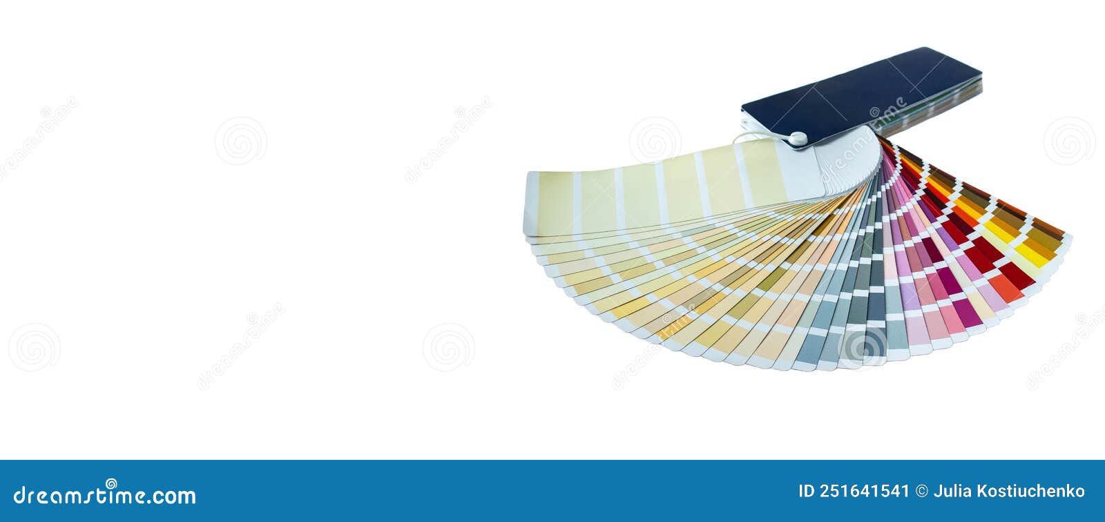 Banner of a Color Guide Displaying a Range of Hues for Use in Interior ...