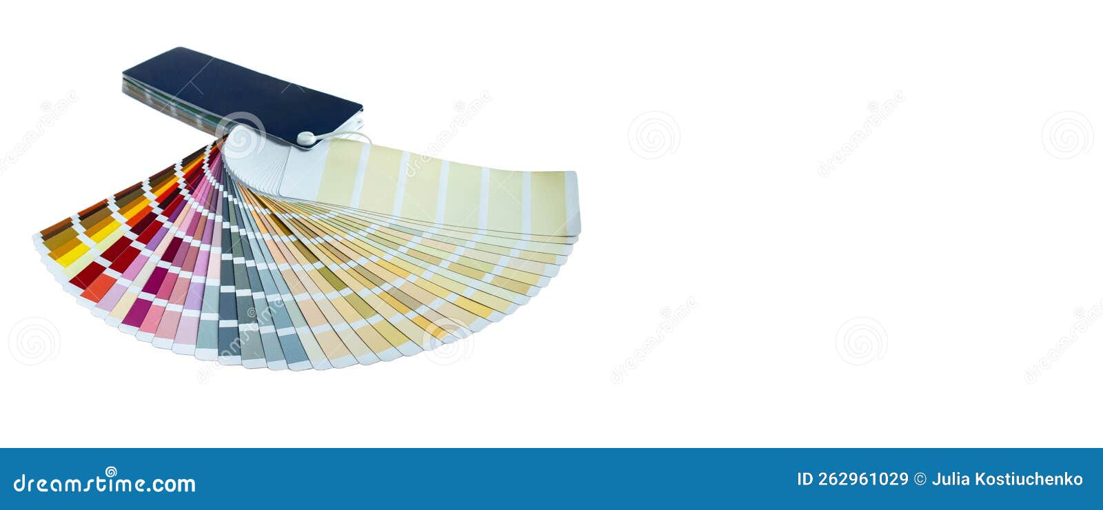 Banner of a Color Guide Displaying a Range of Hues for Use in Interior ...