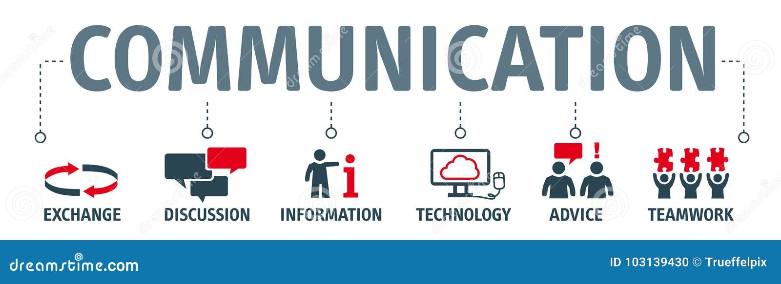 Banner Communication Illustration Stock Illustration - Illustration of ...