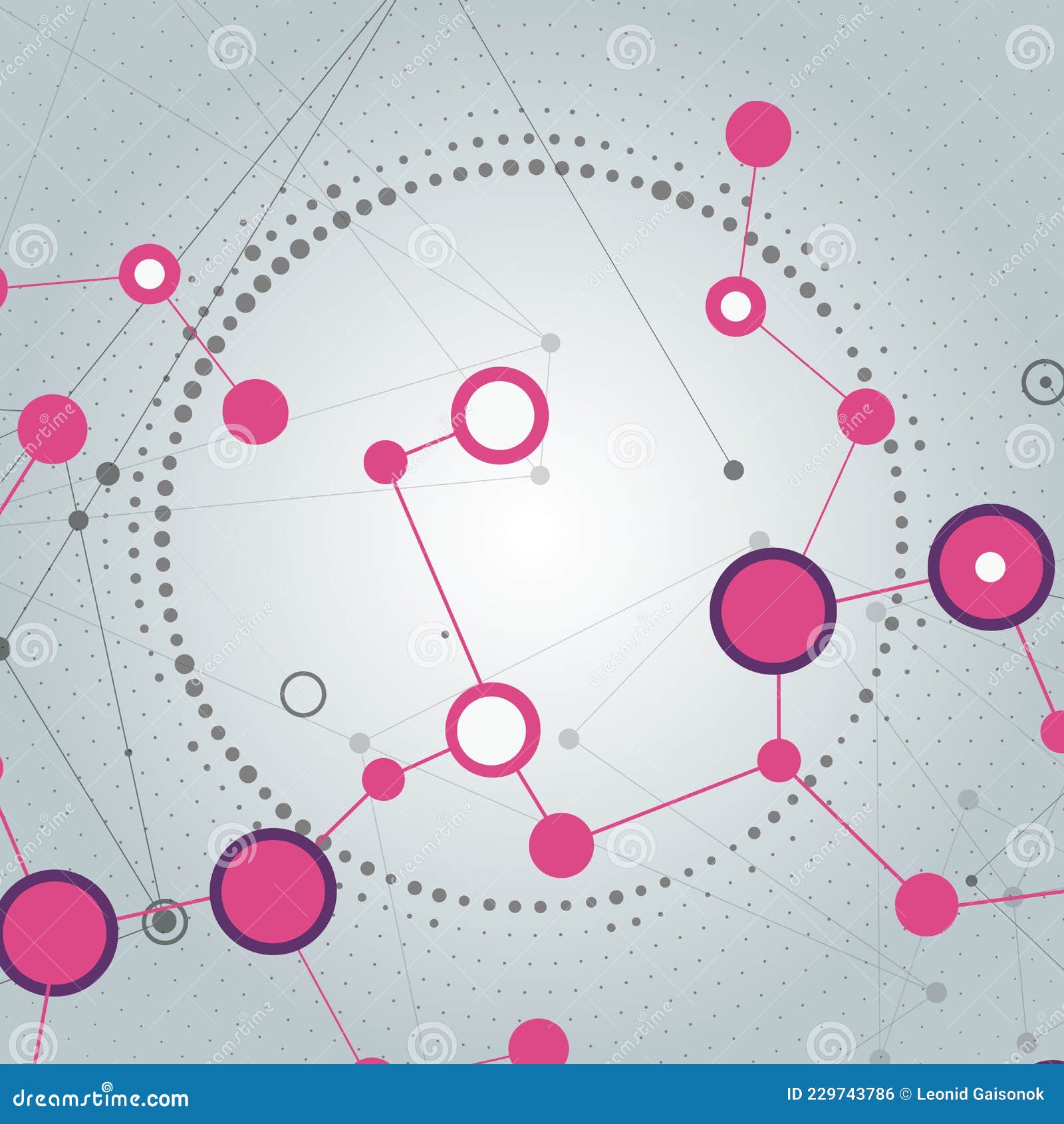 Banner with Connect Element Vecton White Background. Graphic Element ...