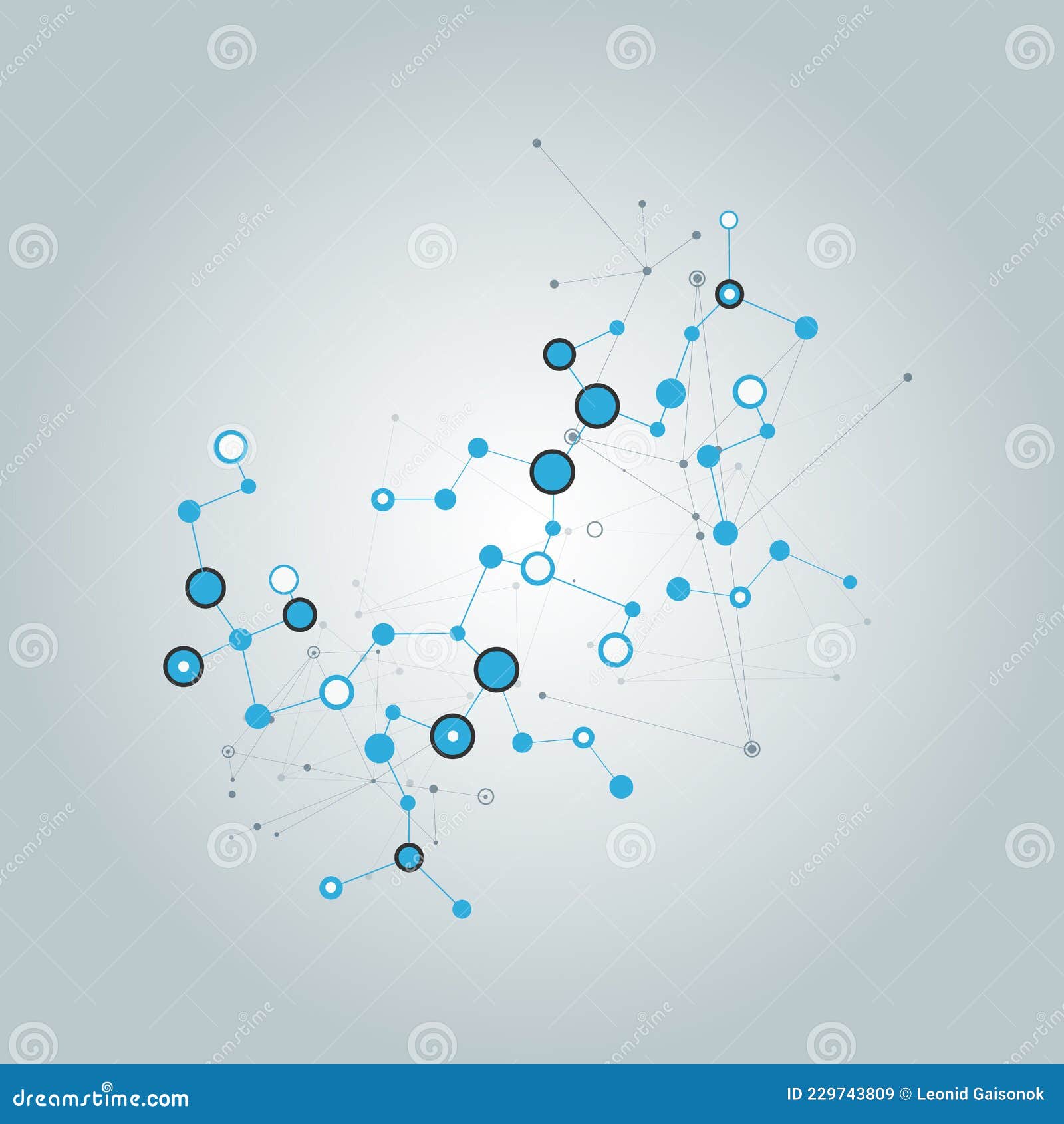 Banner with Connect Element Vecton White Background. Graphic Element ...