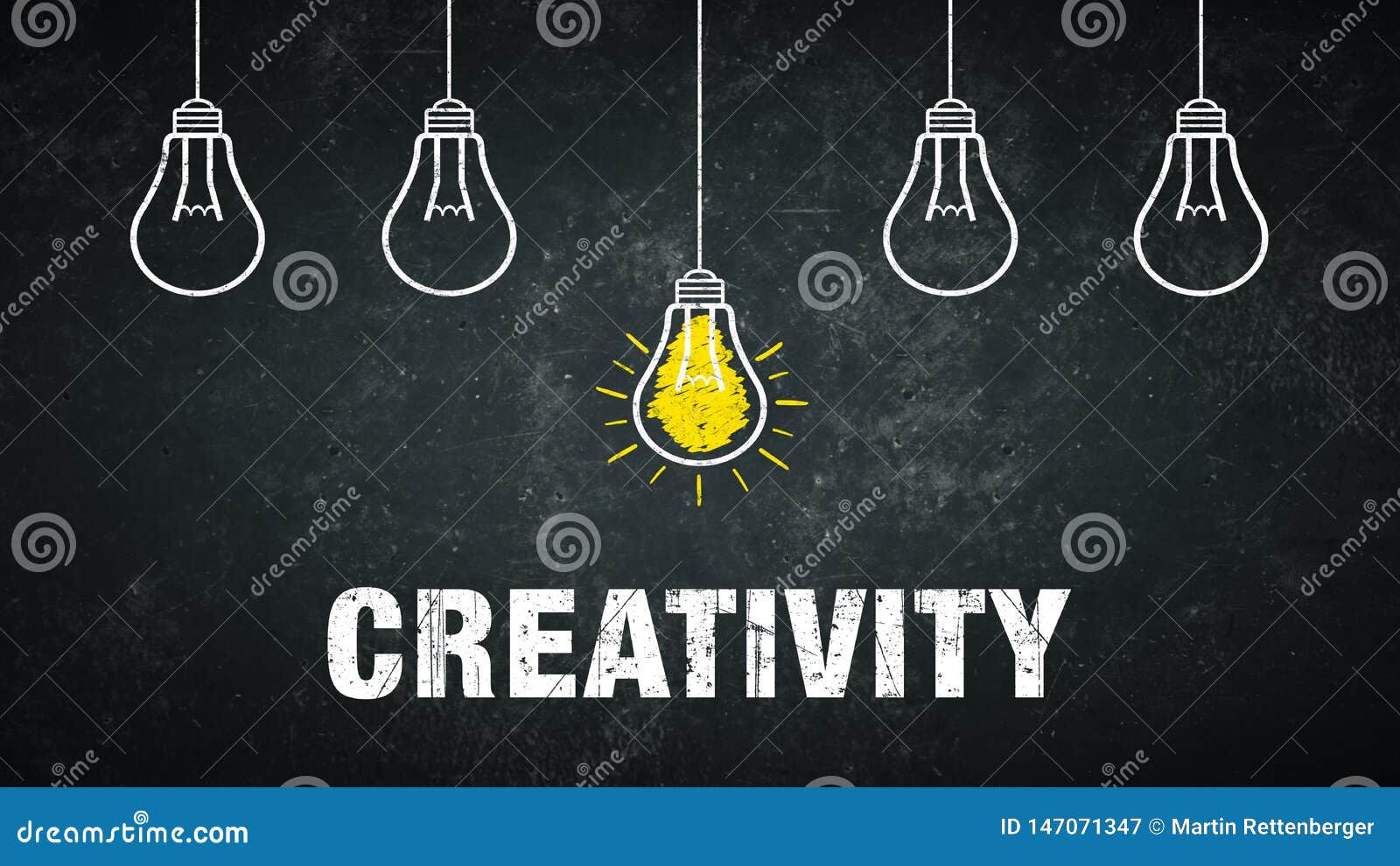 Banner creativity stock illustration. Illustration of goal - 147071347