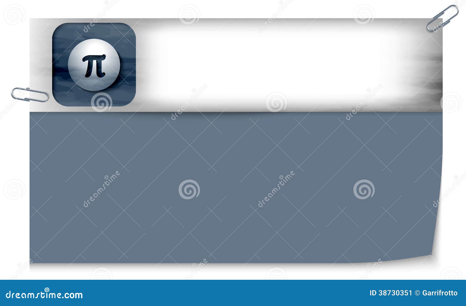 Banner with Dark Texture and Pi Sign Stock Vector - Illustration of ...