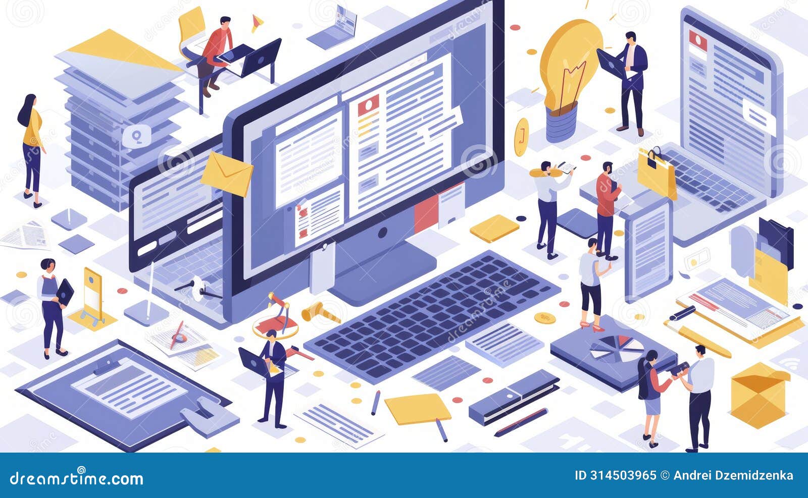 The Banner Depicts the Electronic Document Management System of ...