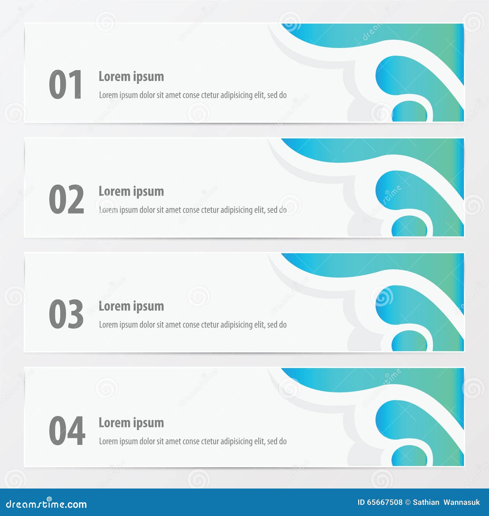 Banner Design Art Style Blue Color Stock Vector - Illustration of ...