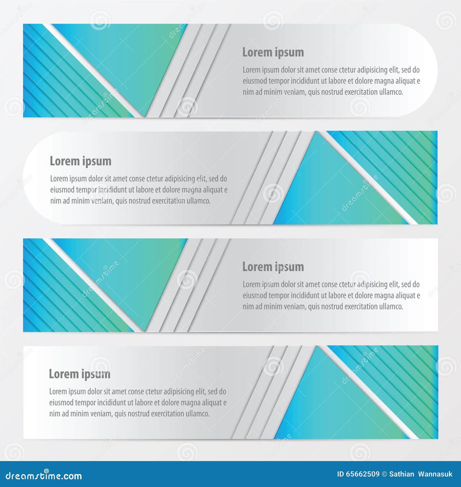 Banner design blue color stock vector. Illustration of creative - 65662509