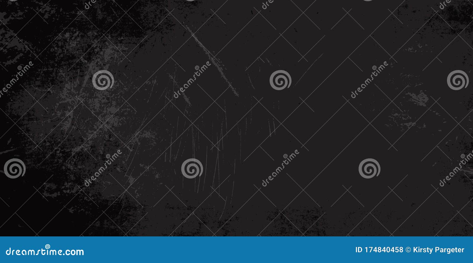 Banner Design with Detailed Dark Grunge Texture Stock Vector ...