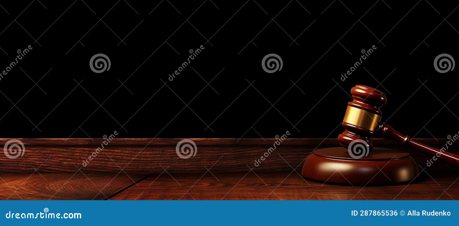 Banner for Design with Judge Gavel. Justice Concept. AI Generated ...