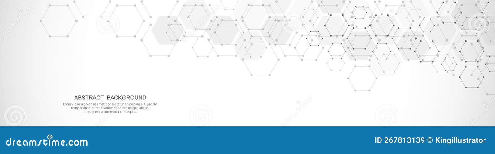 Banner Design Template or Website Header. Abstract Background with ...