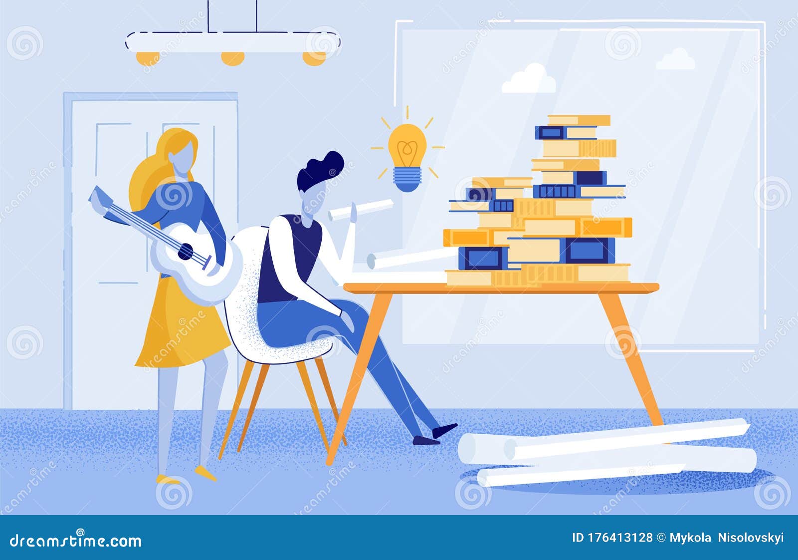 Banner Encouraging Absurd Ideas and Suggestions. Stock Vector ...