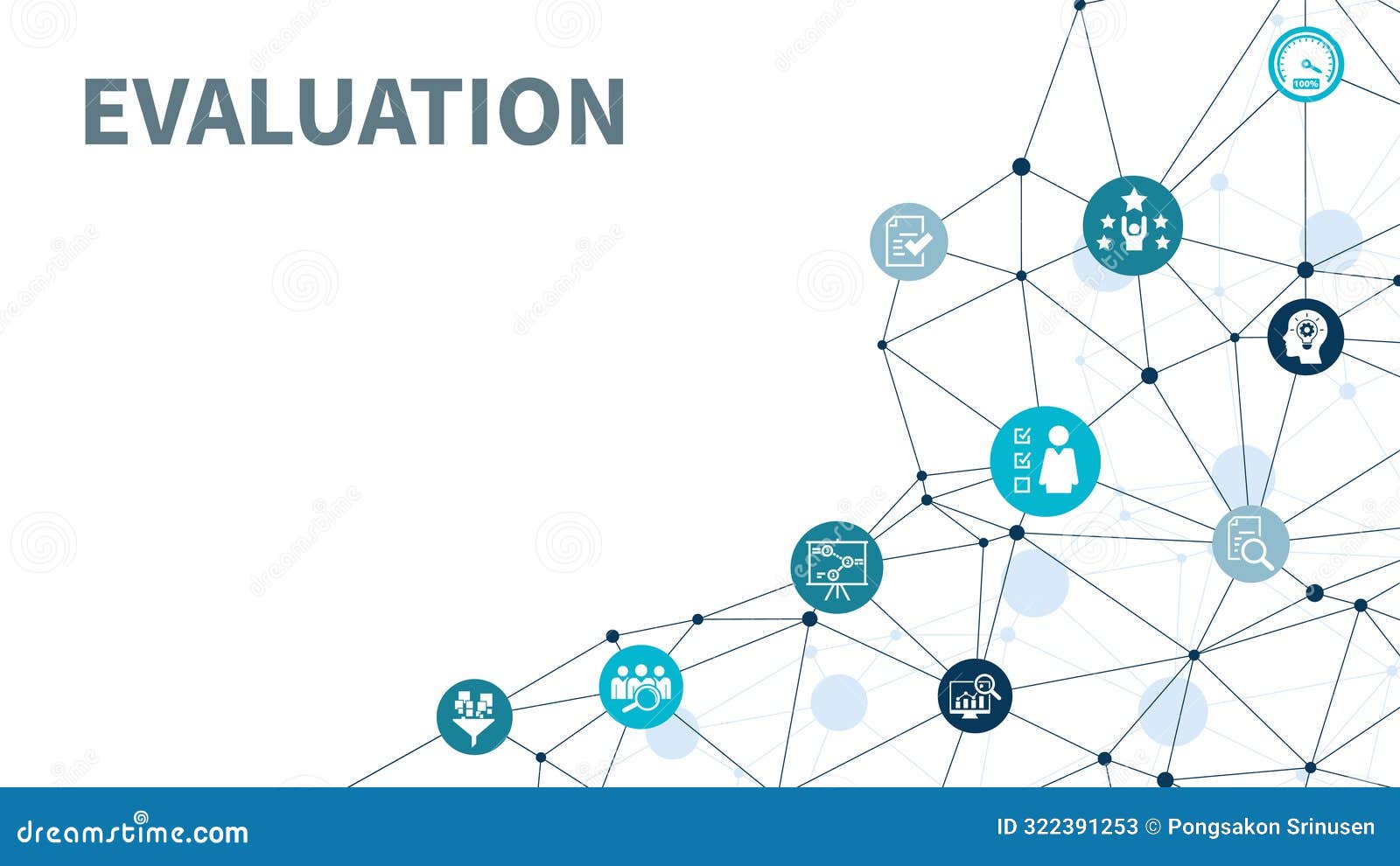 Banner Evaluation Concept.vector Illustration Concept. Stock Vector ...