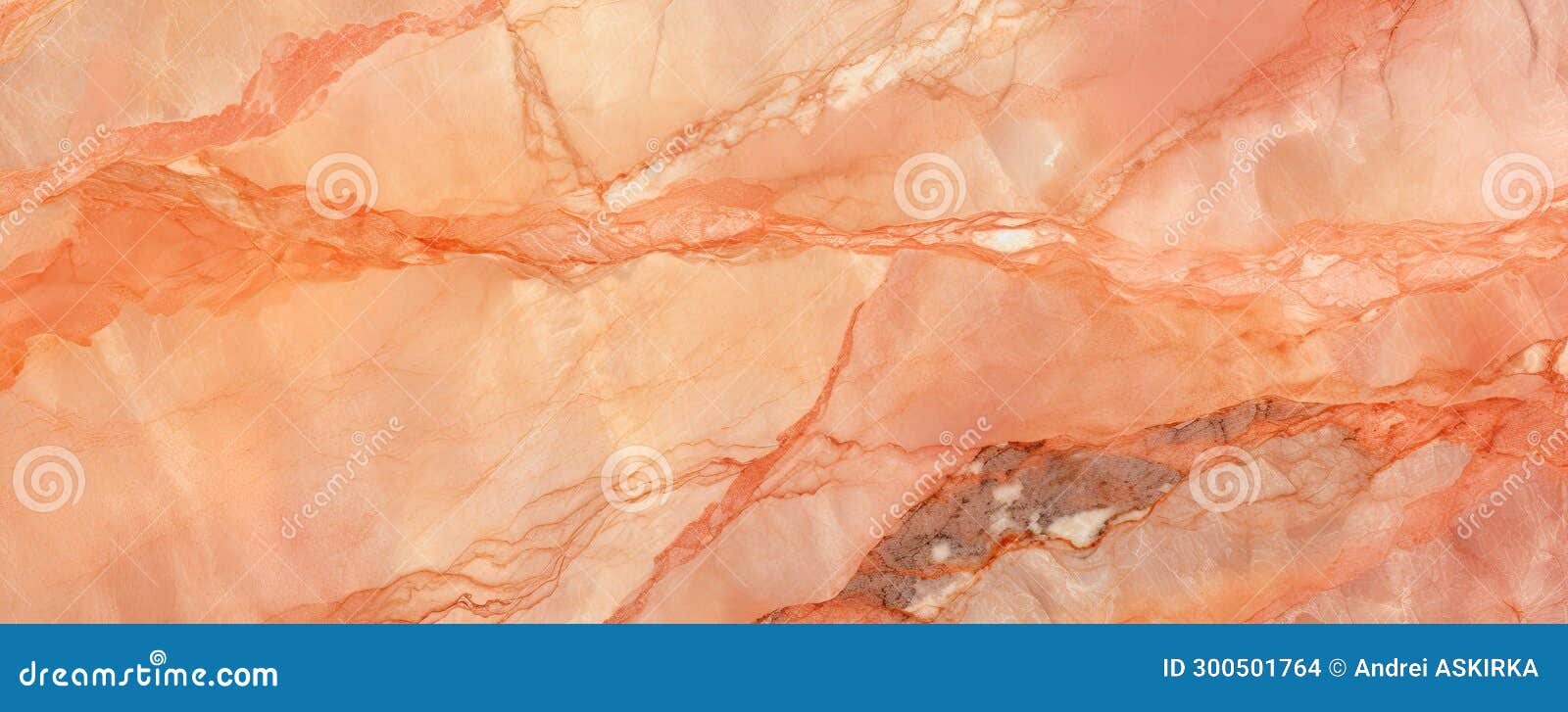 Banner Featuring an Abstract and Peach-fuzzed Marbleized Stone Texture ...