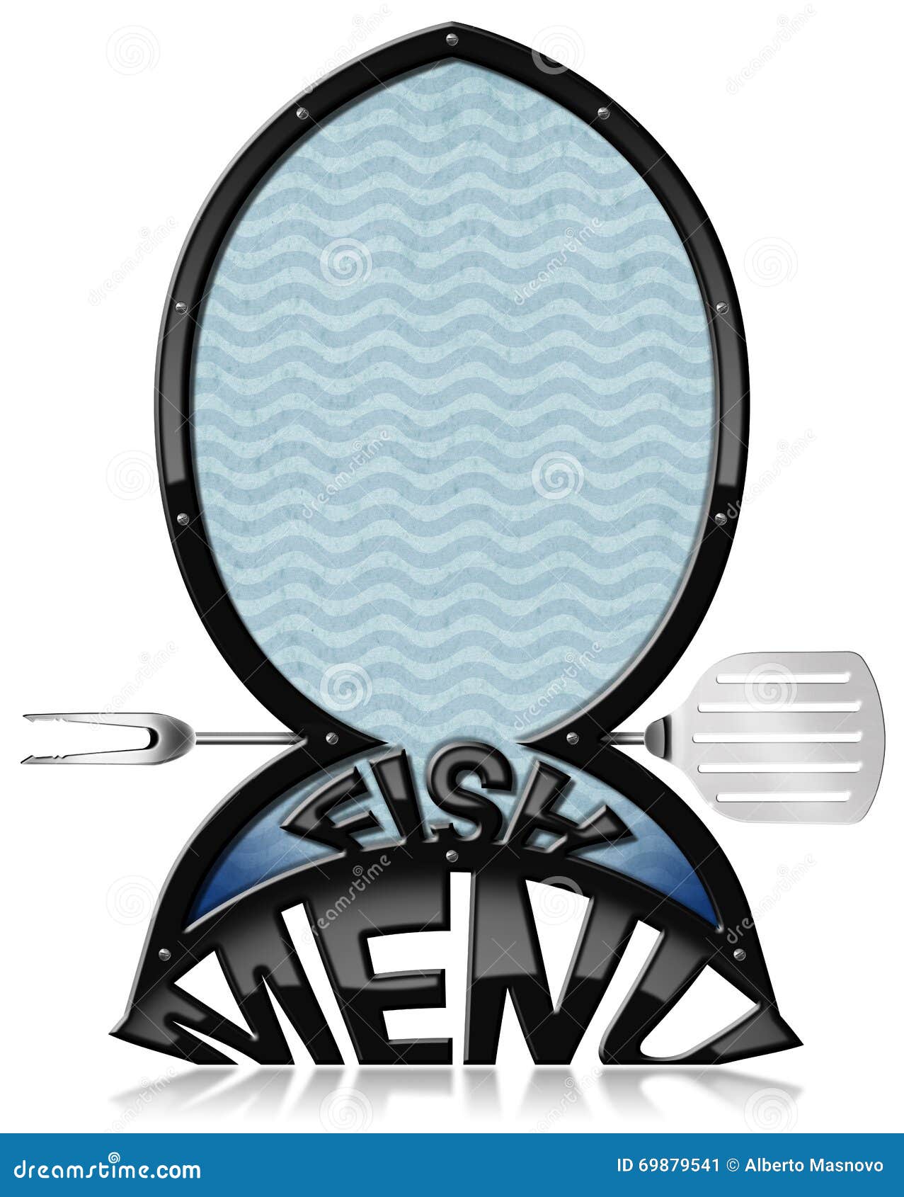 Banner for Fish Menu stock illustration. Illustration of ingredients ...