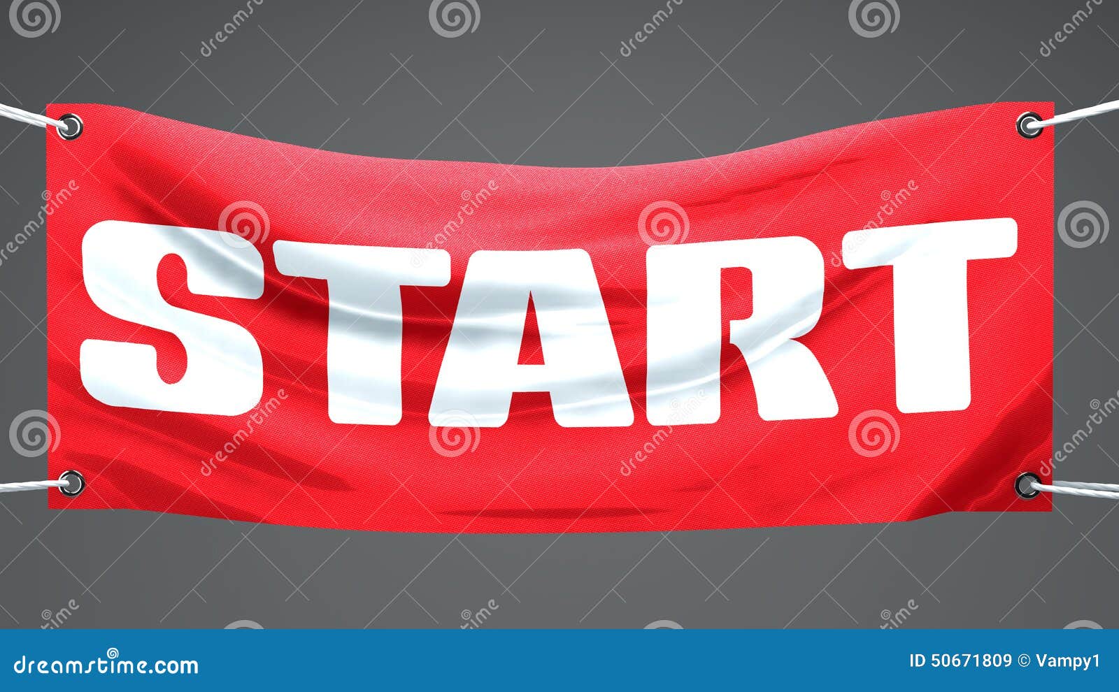 Banner flag start, stock illustration. Illustration of arrival - 50671809