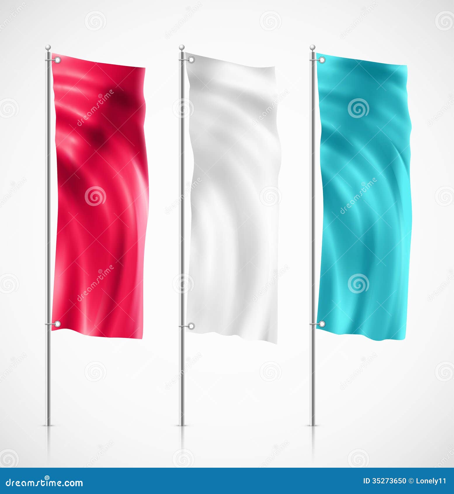 Banner flag stock vector. Illustration of flags, label - 35273650