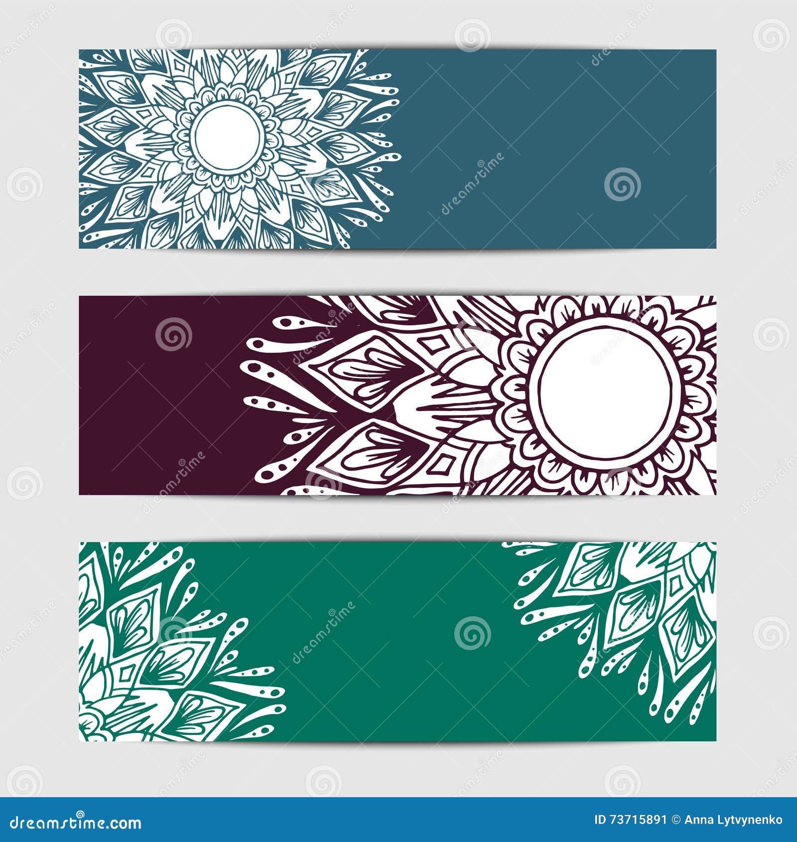 Banner with flower stock illustration. Illustration of asian - 73715891