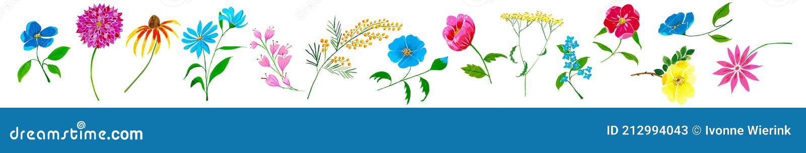 Banner with Flower pattern stock illustration. Illustration of ...