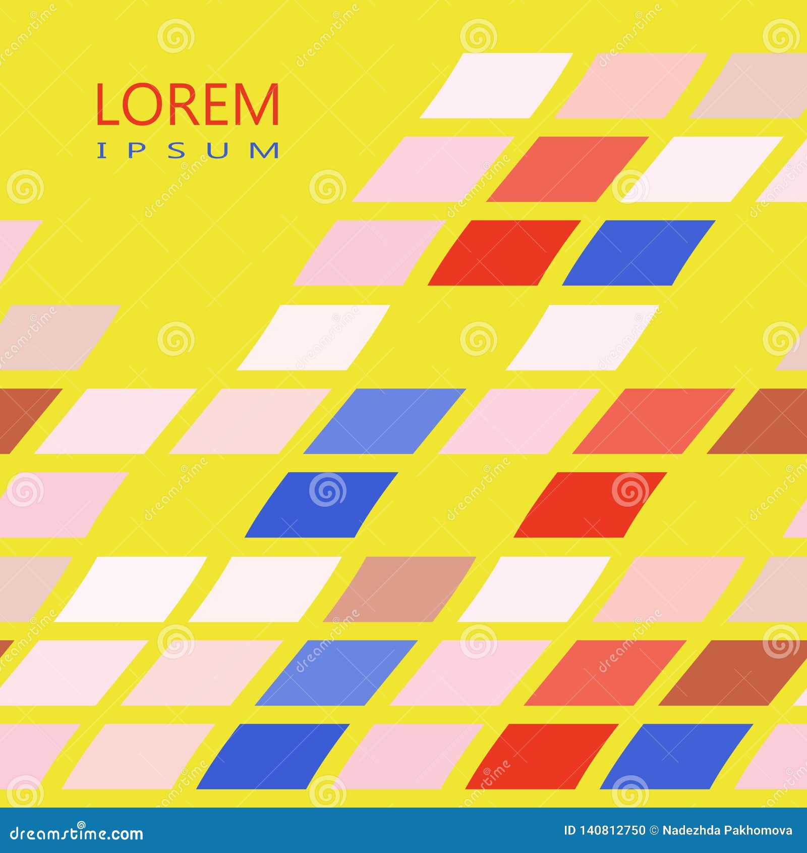 Banner with Geometric Pattern 3 Stock Vector - Illustration of modern ...