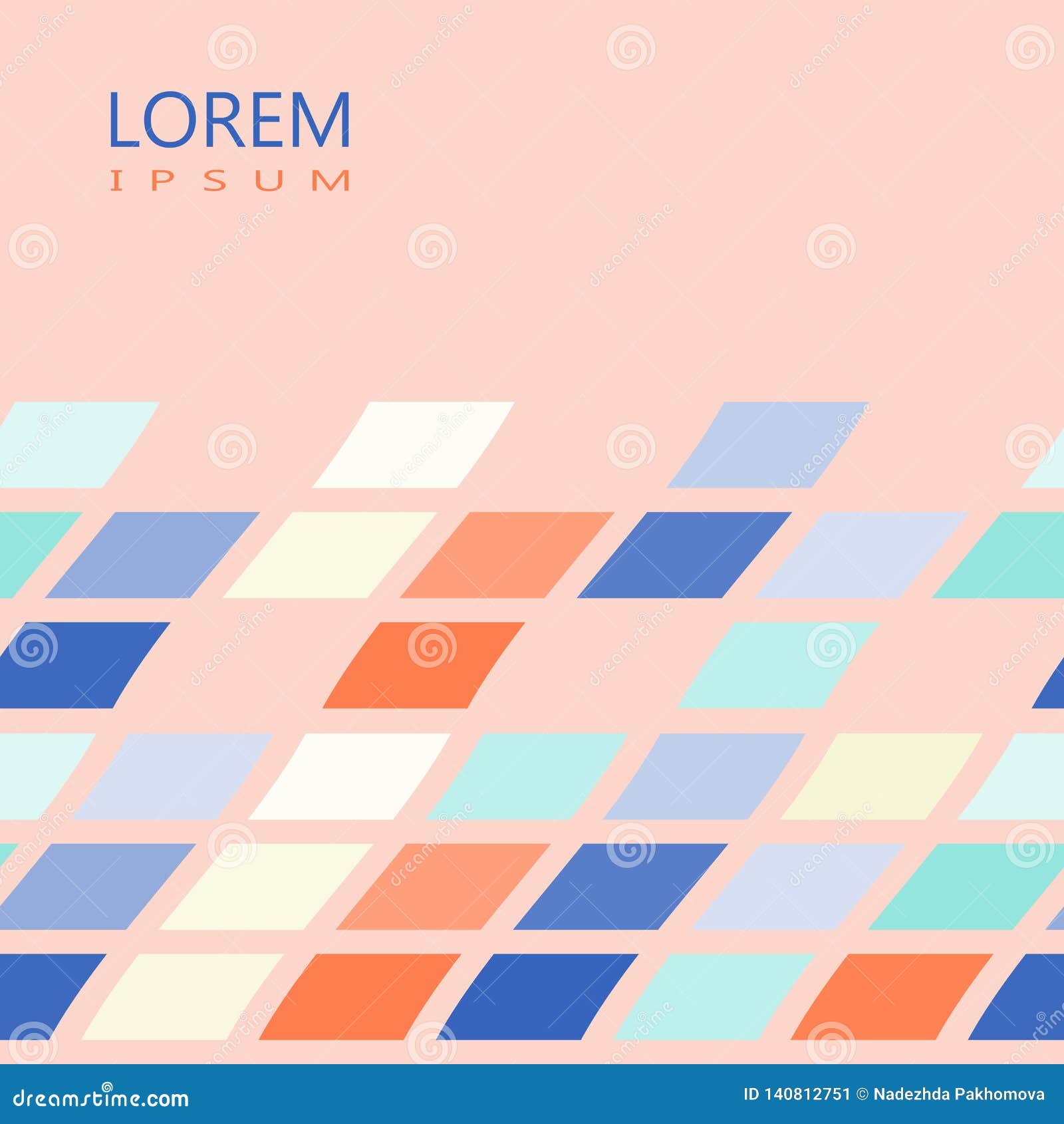 Banner with Geometric Pattern 2 Stock Illustration - Illustration of ...